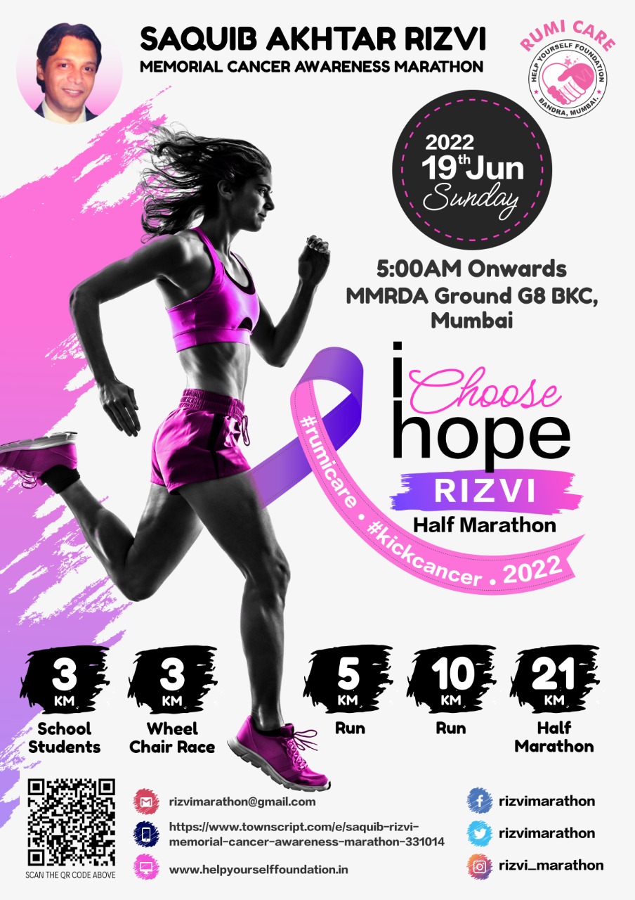 Support Cancer Survivors: Join the Fourth Edition of Saquib Rizvi ...